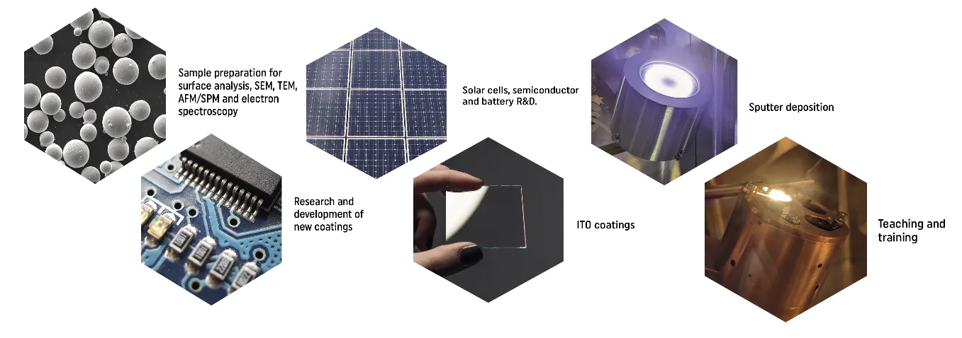 HV/UHV 진공 박막층착 (코팅) 서비스 - (주)연진에스텍